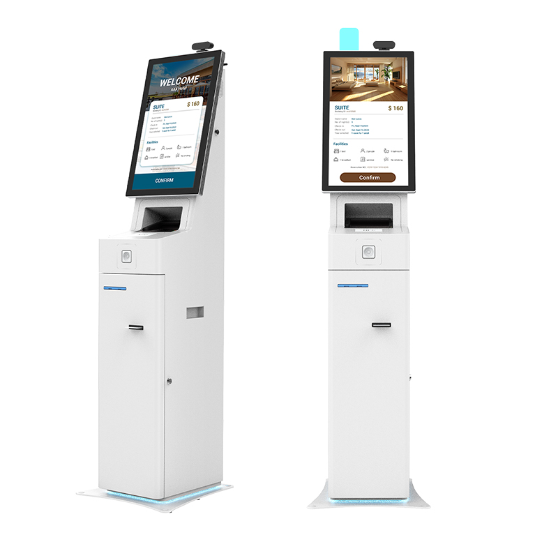 21.5 Inch rfid Automatic Self-Service Check-In Terminal Card Dispenser ...