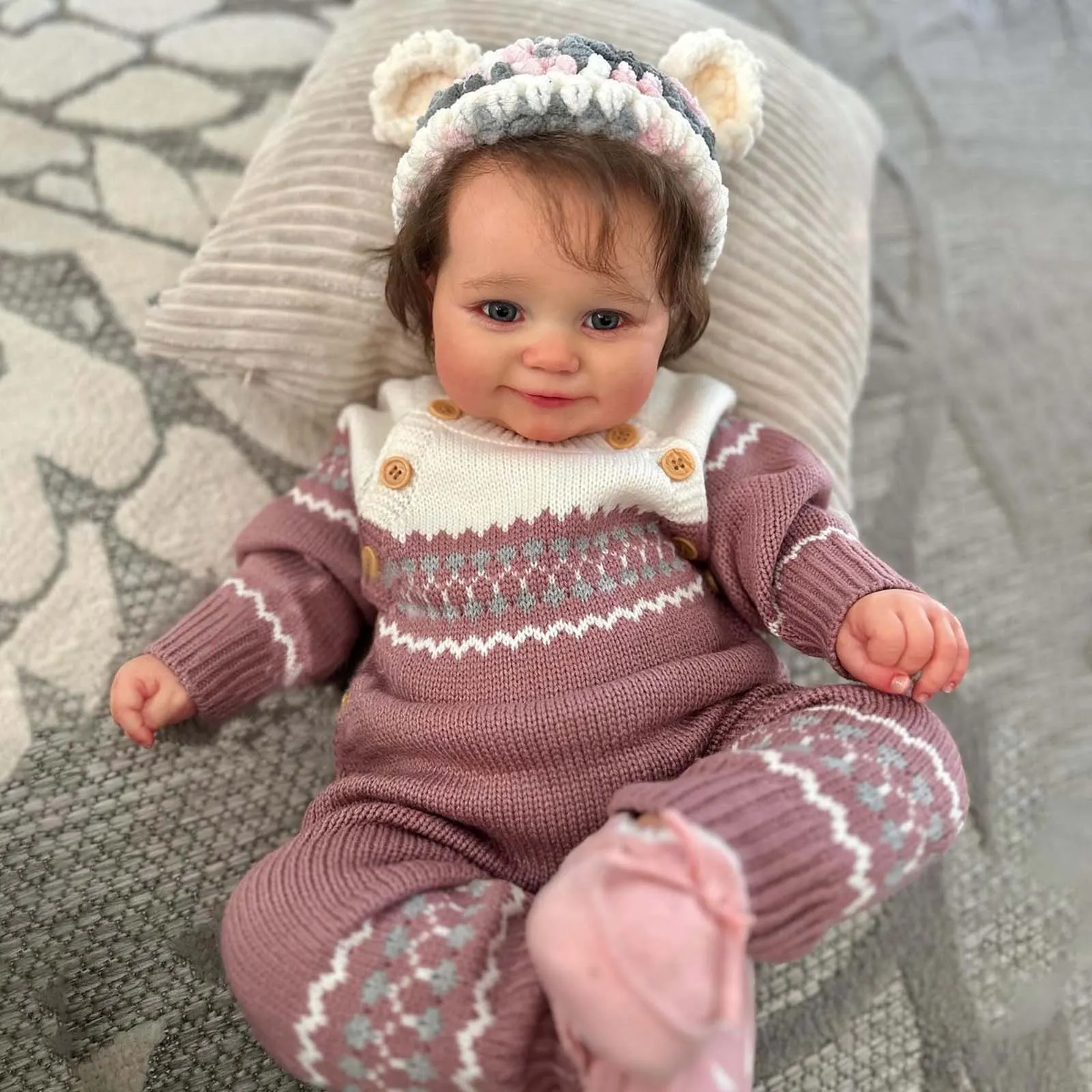 20'' Realistic and Lifelike Reborn Baby Girl Tinaler with Heartbeat & Coos