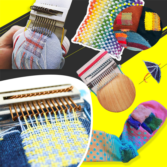 Speedweave Type -Darning Weaving Loom Kit