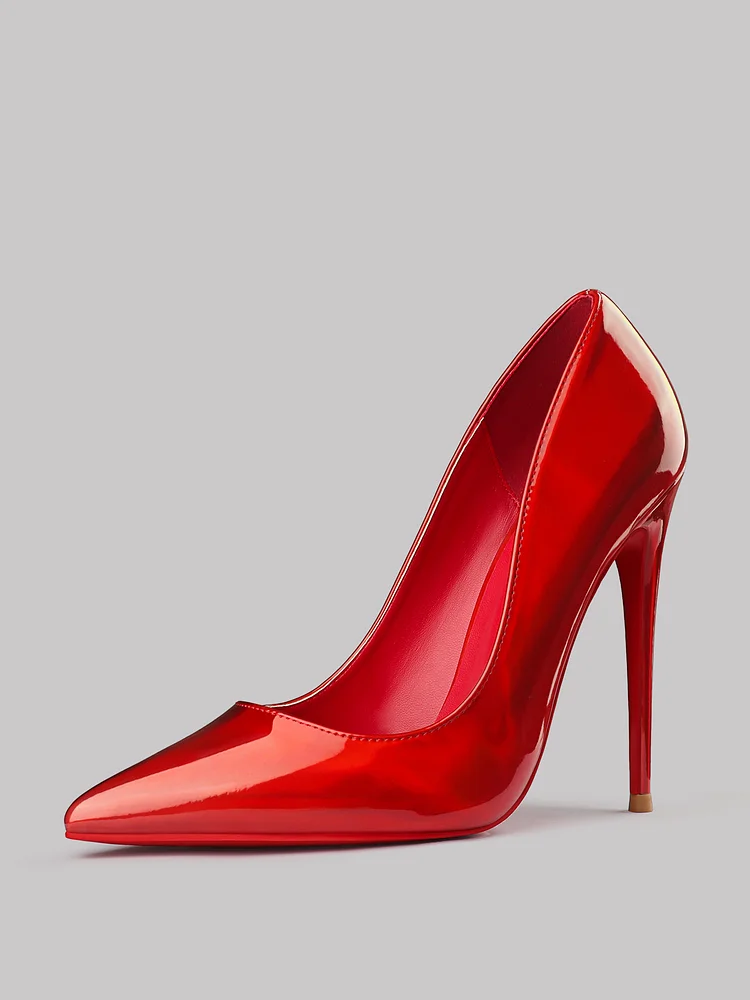 120mm Women's Party Daily Red Bottom High Heels Pumps