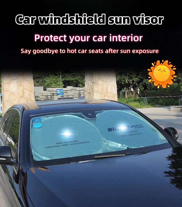 Car customized front windshield sun visor (with car LOGO)