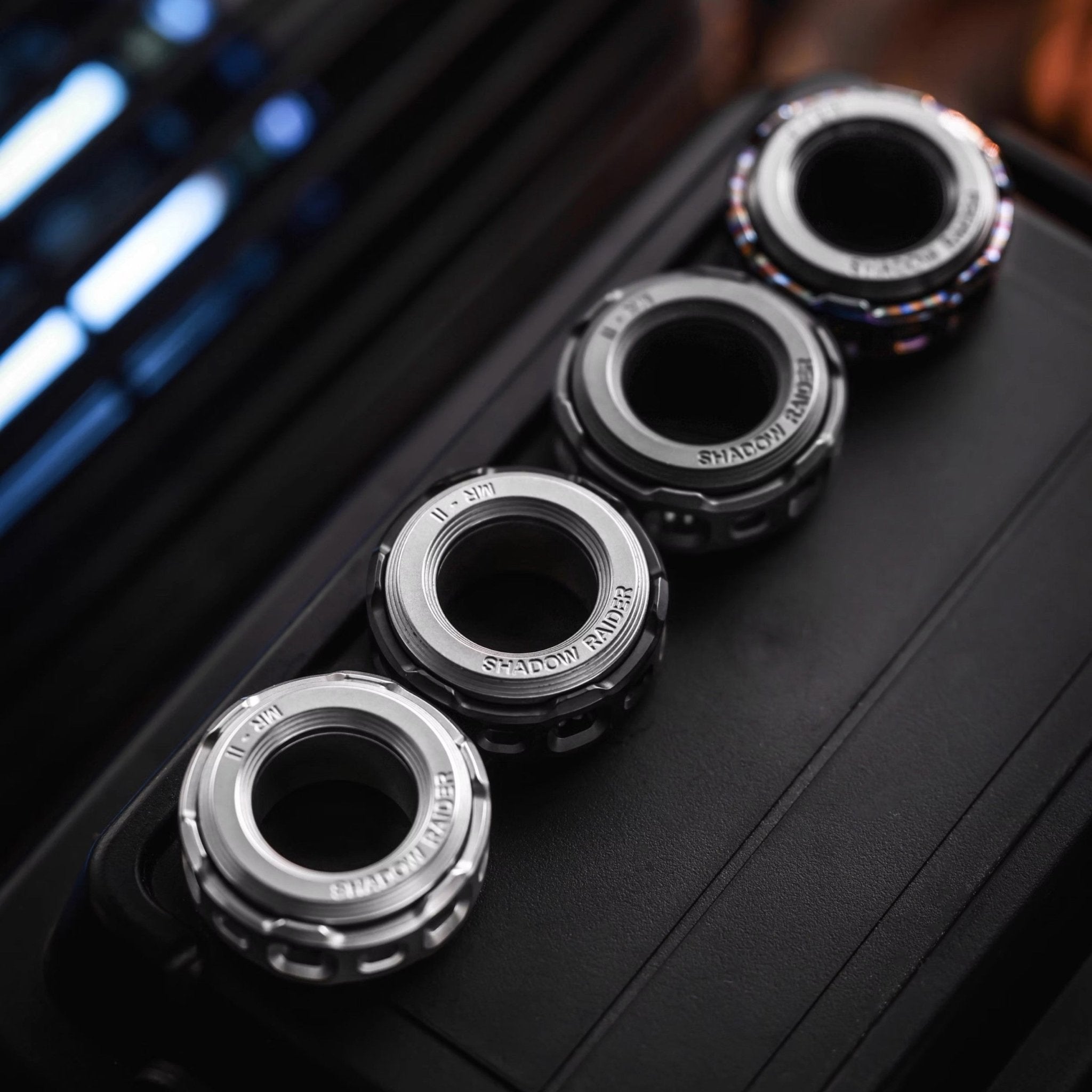 ACEdc Shadow raider mechanic ring fidget slider