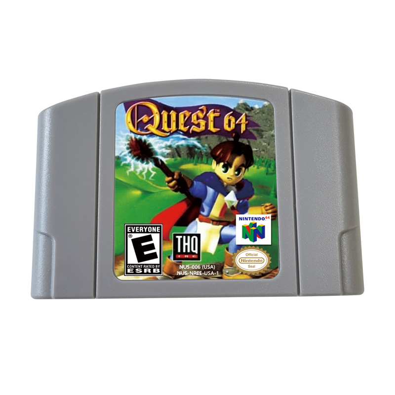 QUEST 64 N64 Cartridge For Nintendo 64 Game Console