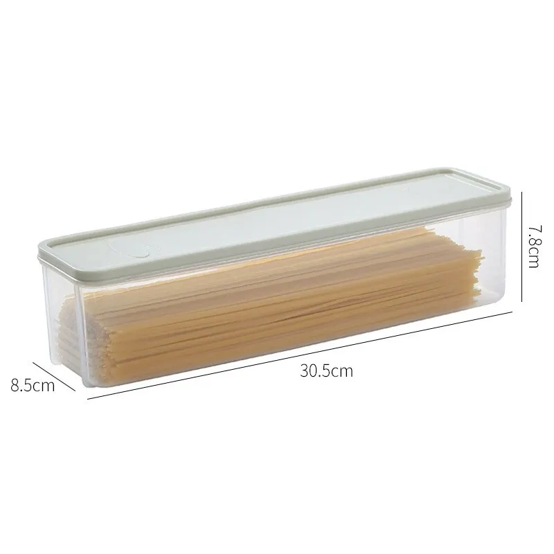 Nigikala Style Sealed Dry Spaghetti Box Pasta Spaghetti Box Hermetic ...
