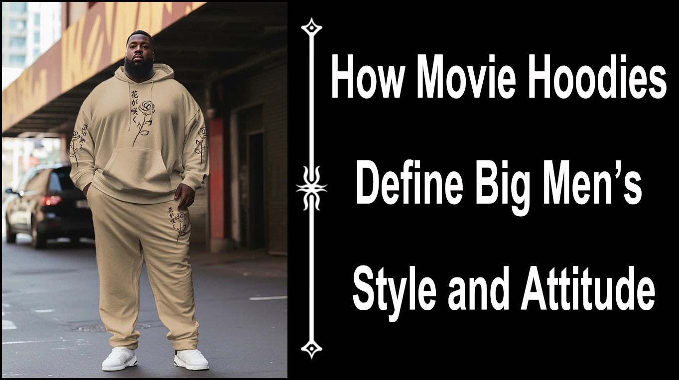 How Movie Hoodies Define Big Men’s Style and Attitude