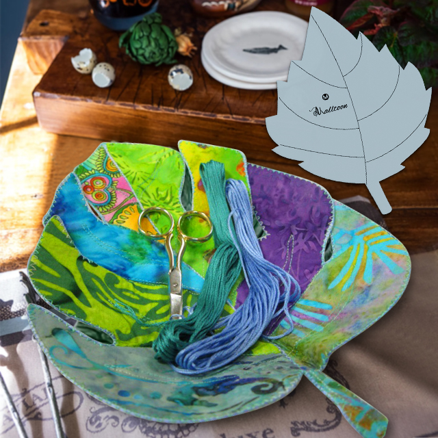 Magic Leaf Bowl/Basket Template - Instructions included