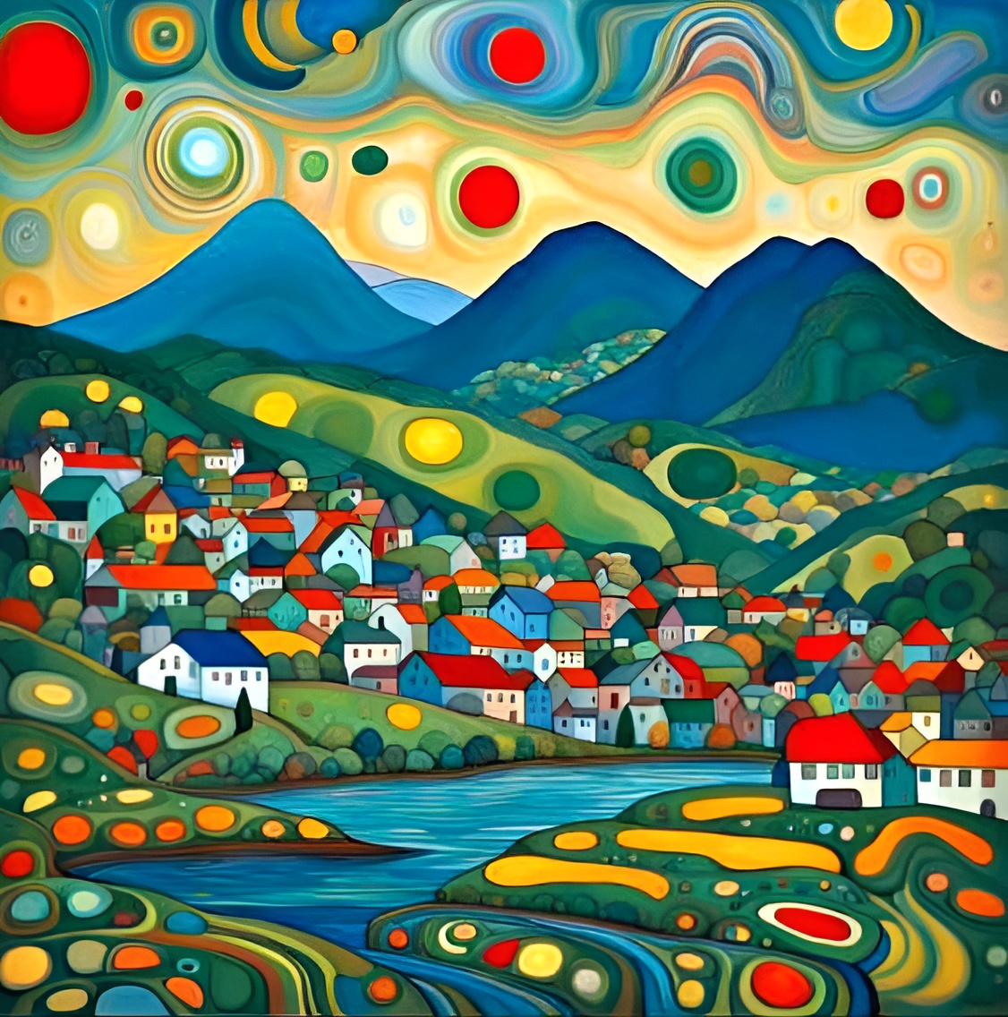 DIY Painting By Numbers | Landscape - 40cm*40cm