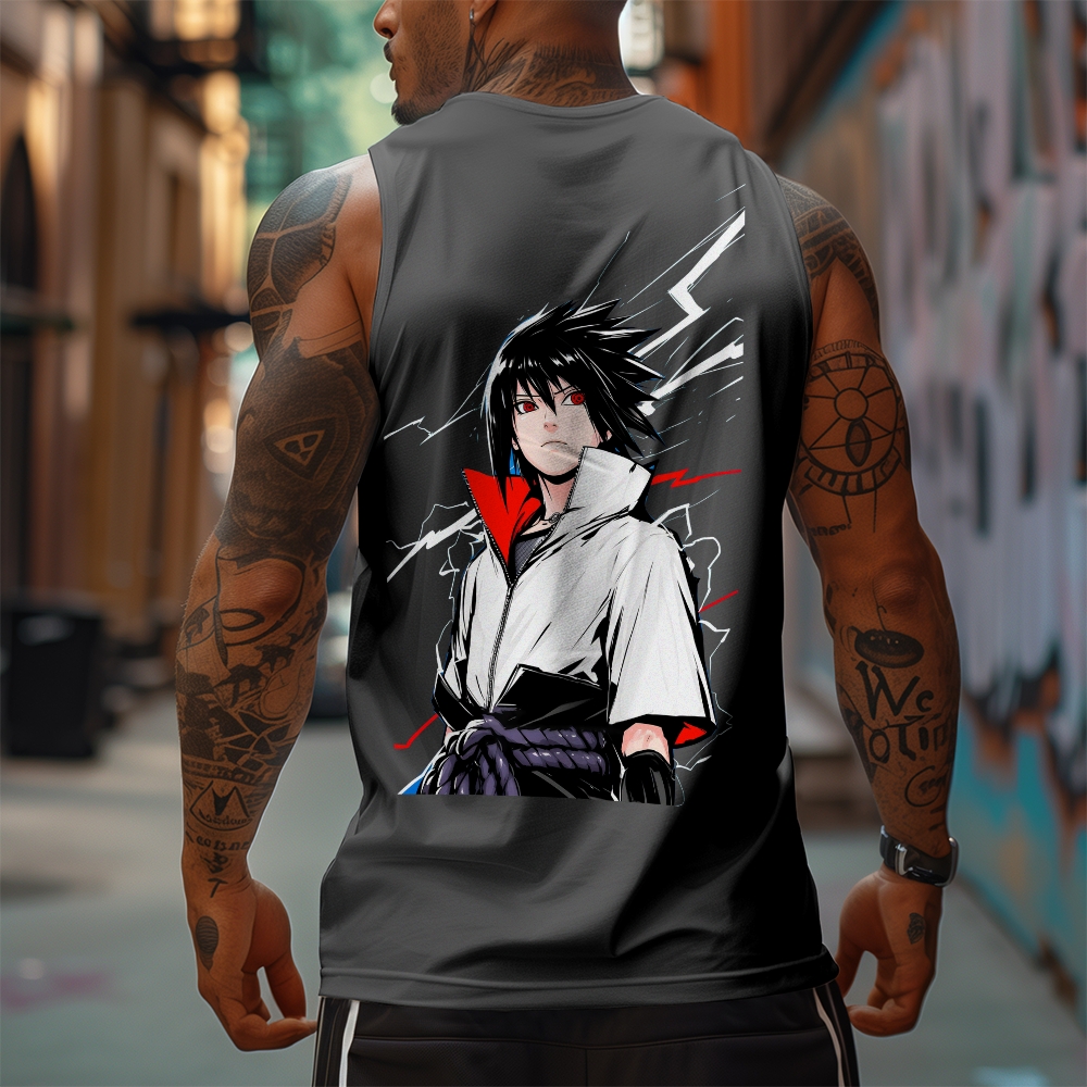Outletsltd Oversized Anime Print Gym Tank Top 19.99