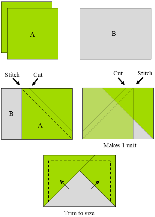 Flying Geese Template