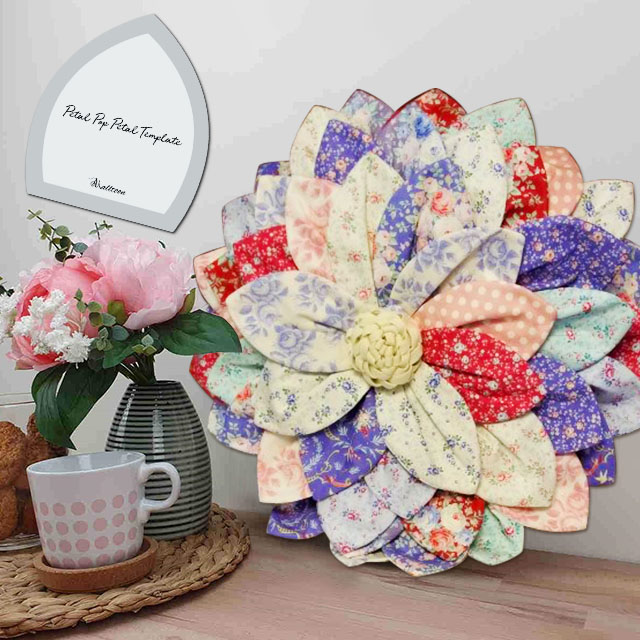 Petal Pop Zinnia Template With Tutorial