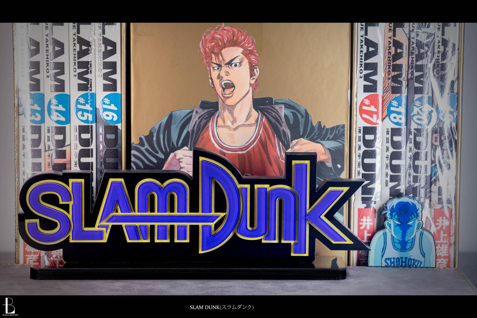 SLAM DUNK Acrylic Logo Decroation - SLAM DUNK - Black-Line Studios [In ...