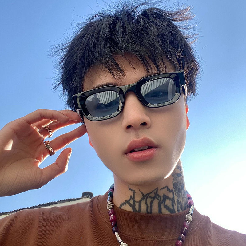 New Square Frames Sunglasses Personality Thick Edge Trend Glasses Frame ...