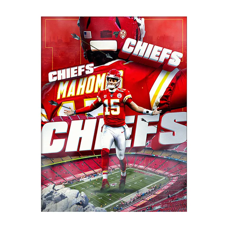 Patrick Mahomes -Kansas City Chiefs Poster Art