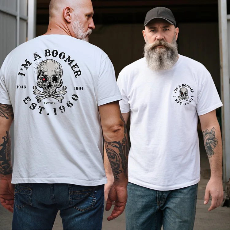 I'm A Boomer Customize YearBadass Generation T-shirt 100% Cotton ...