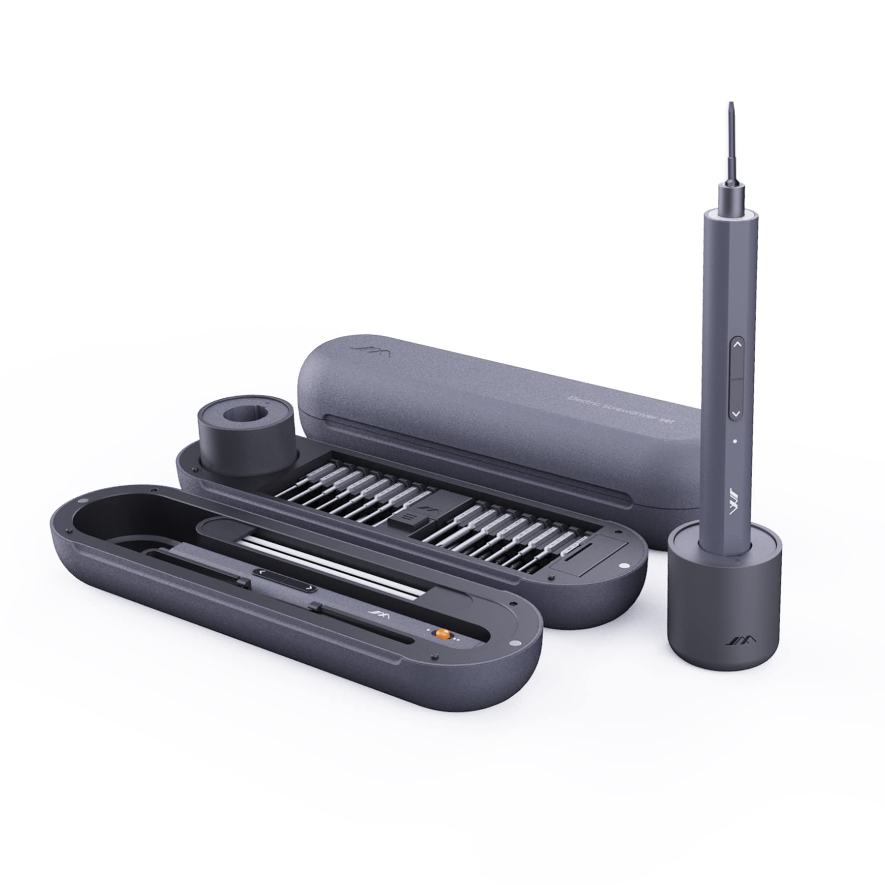 34-in-1 Electric Precision Screwdriver Set, 30 S2 Extra-Long Drill Bits ...