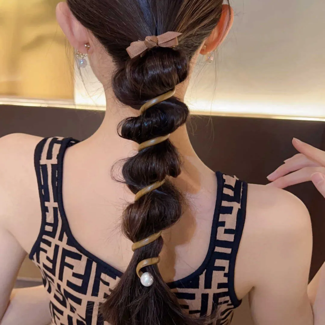 🎀Bowknot Braided Telephone Wire Hair Bands