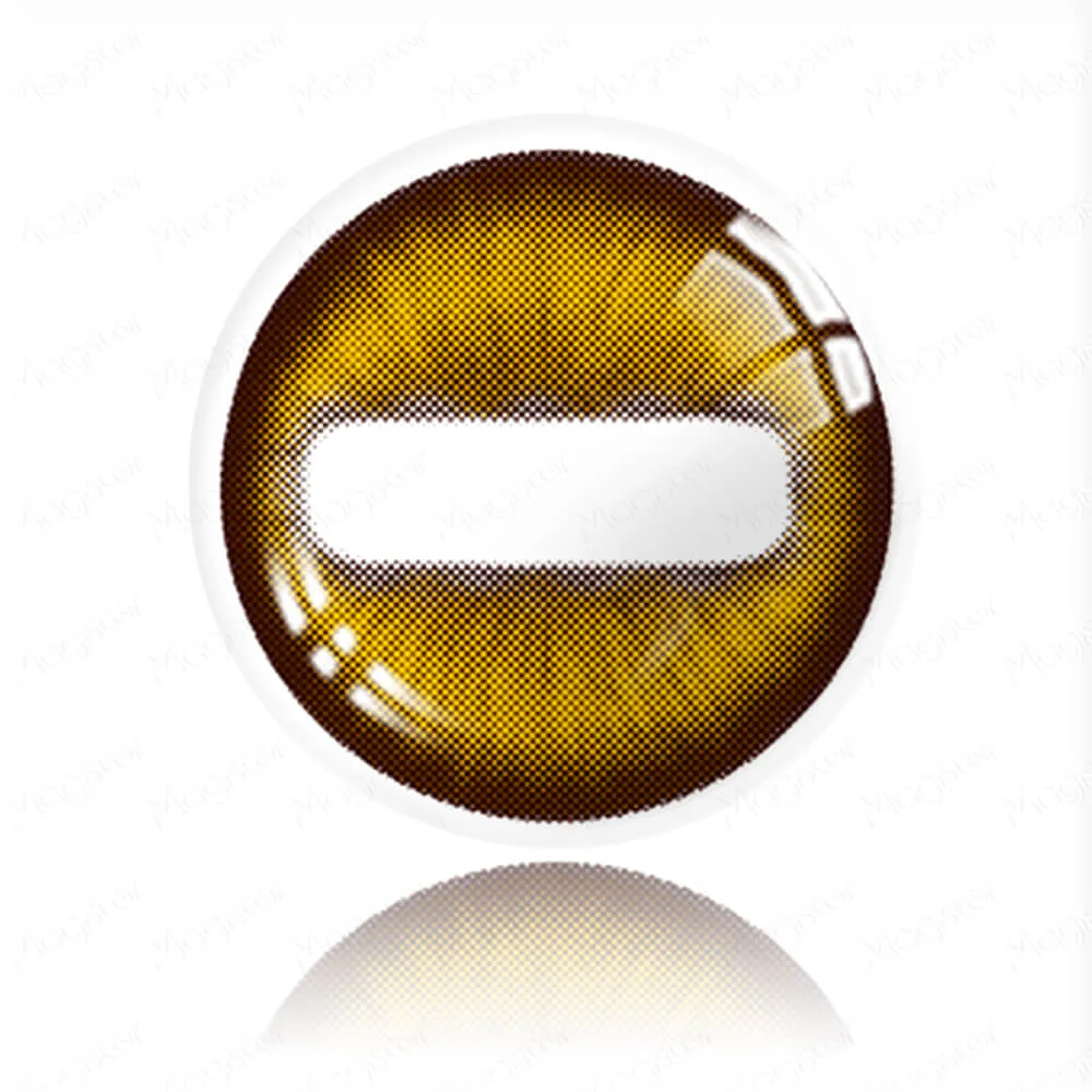 Best Brown Goat Pupil Eyes Contacts For Cosplay Costume- Lenself