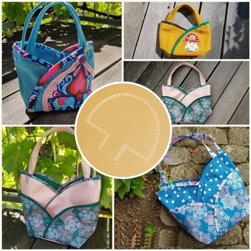 Cute Basket Bag Pattern Template