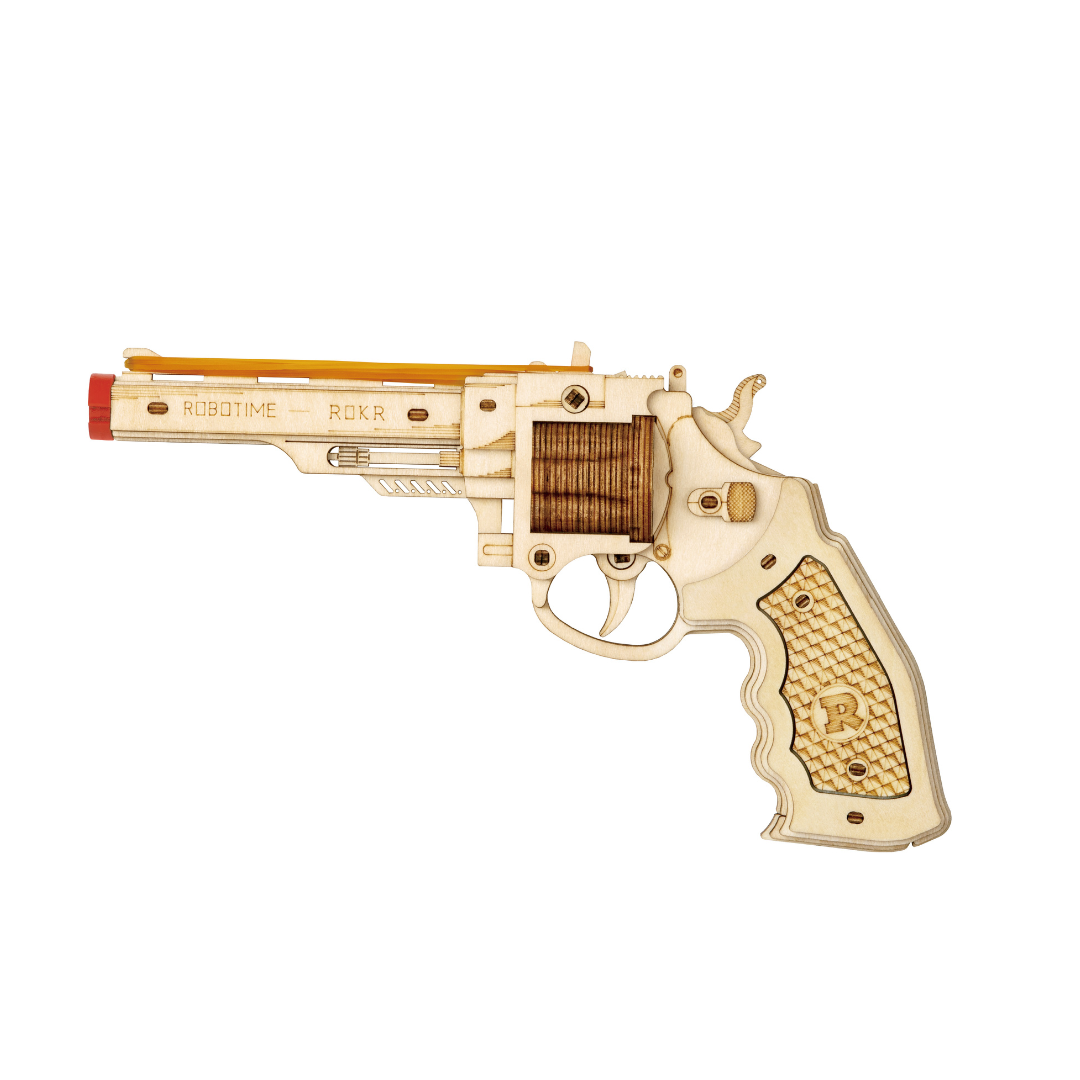 ROKR 3D Wooden Puzzle Toy Gun | Corsac M60 + Terminator M870 | ROKR