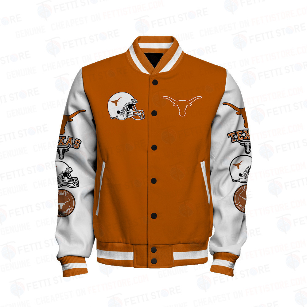 Texas Longhorns NCAA Football Varsity Jacket STM