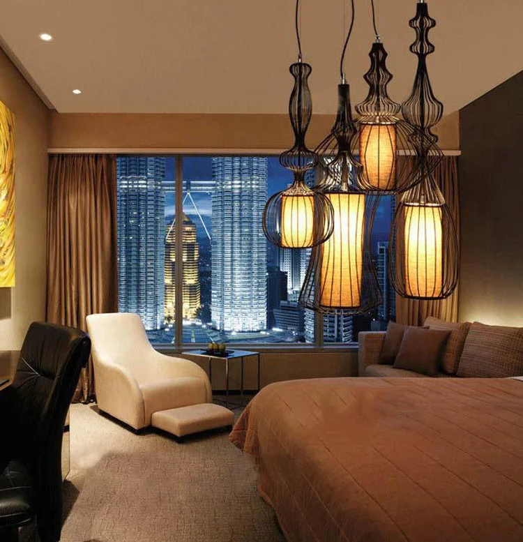 Creative Cafe Restaurant Lamps Vintage Industrial Wind Iron Art ...