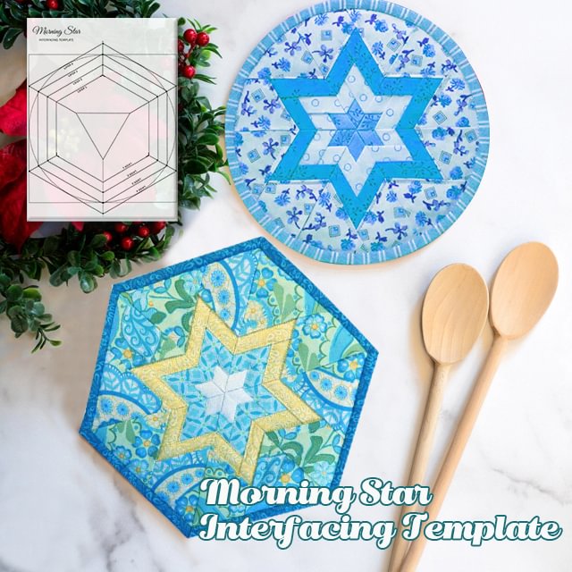 Morning Star Interfacing Template-With Instructions