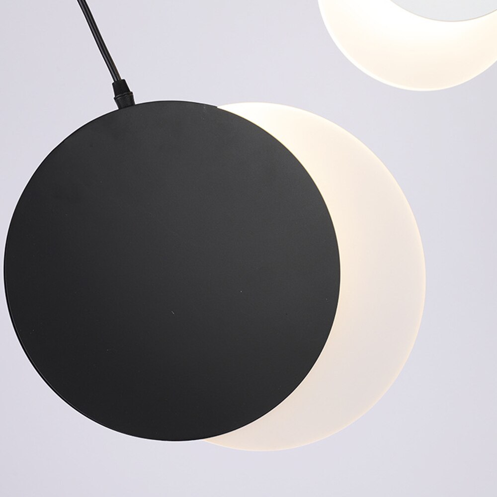 Half Moon LED Pendant Light Creative Design Aisle Living Room Bedside ...