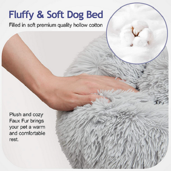 The Original Calming Dog Bed, Deep Sleep Dog Bed, Anti-Anxiety Calming ...