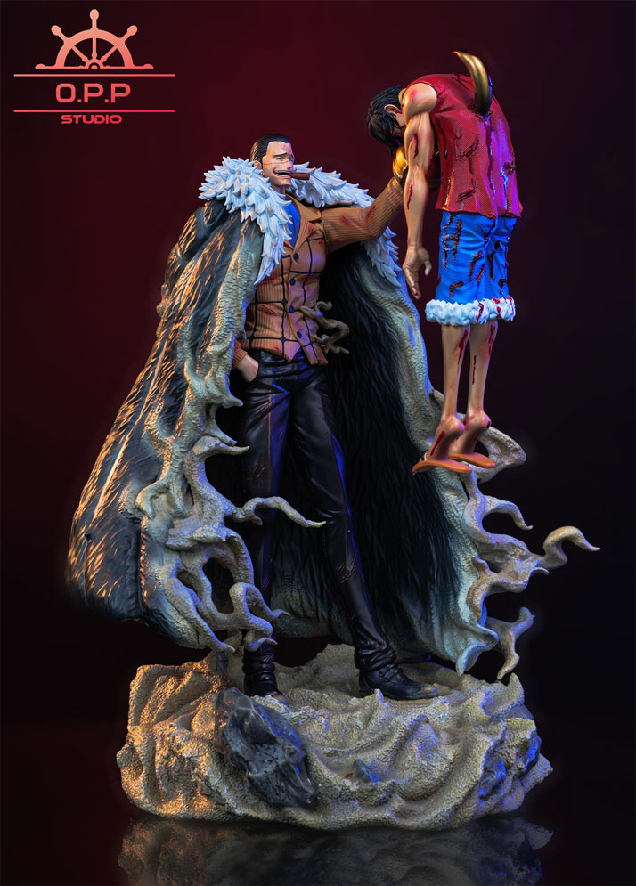 POP Scale Monkey D. Luffy vs Sir Crocodile - ONE PIECE Resin Statue ...