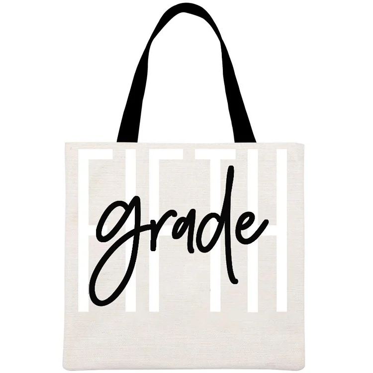 Fifth grade teacher Printed Linen Bag Fifth grade teacher Printed Linen Bag