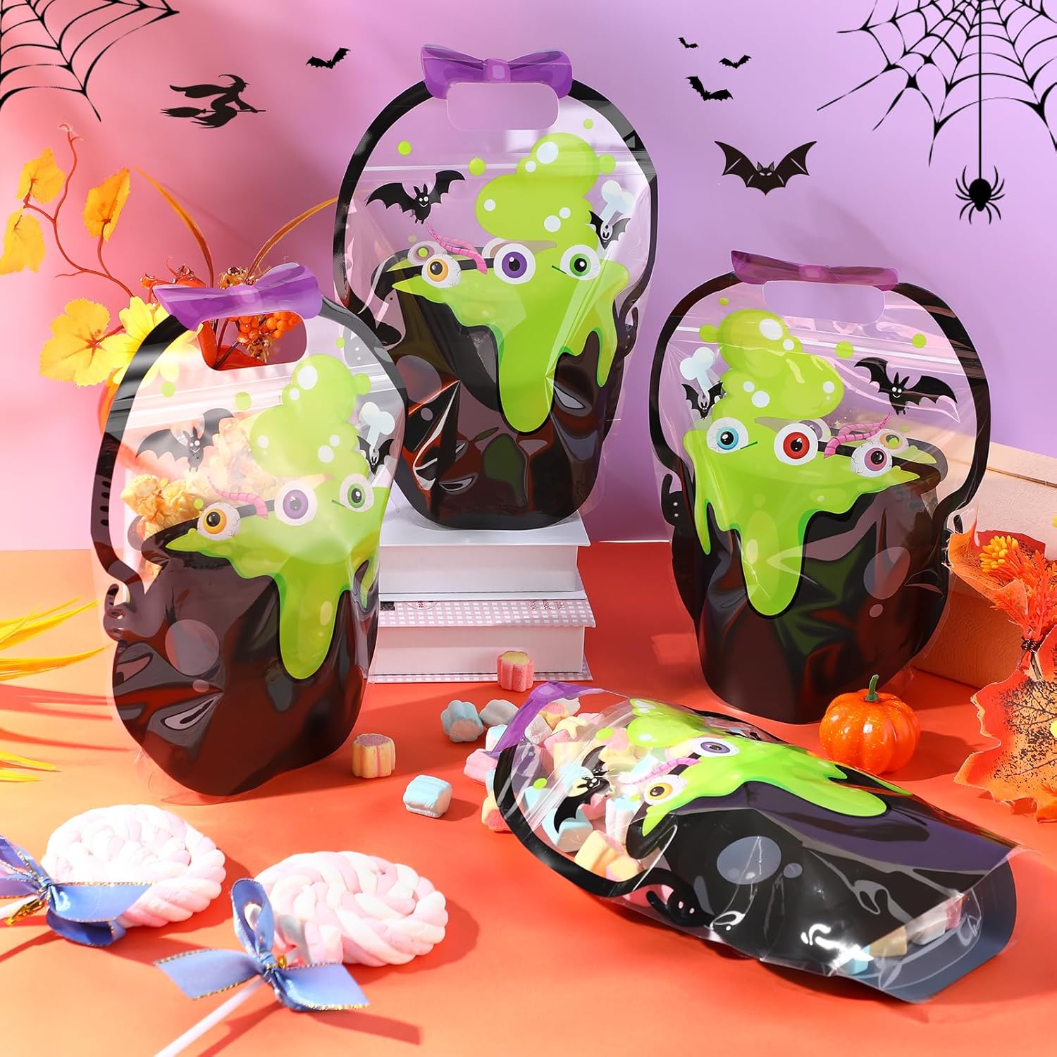 👻Original Zipper Halloween Favor Bags