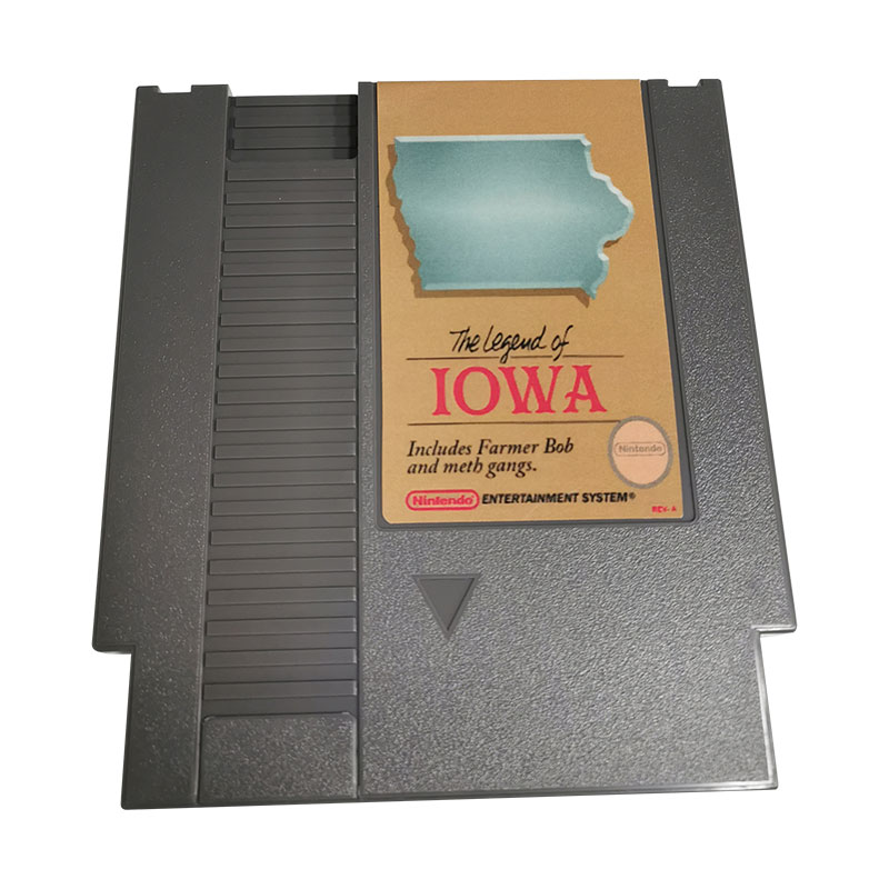 8 Bit NES Game Card - The Legend of IOWA - NES Games Cartridge - For ...