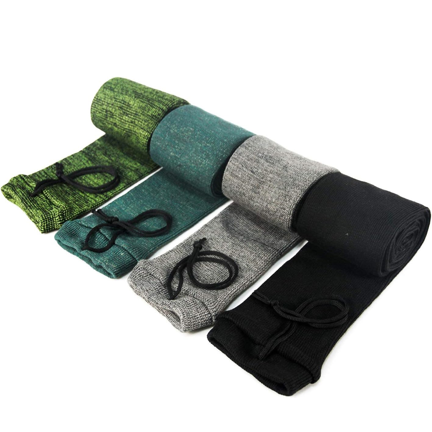 GUGULUZA Silicone Treated Knit Gun Socks 52" for Rifles Shotgun,4 Pack