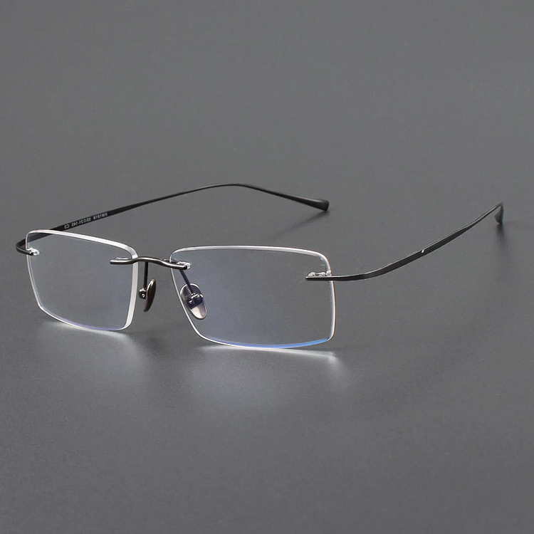 Versatile Frameless Ultra Light Titanium Wire Eyeglasses For Men Women ...