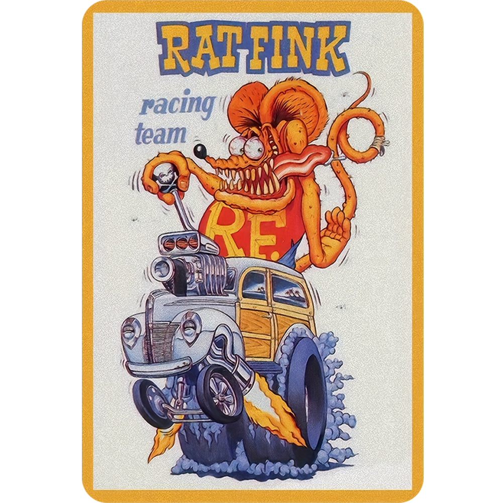 Rat Fink - Vintage Metal Signs - 30*40cm - Movie