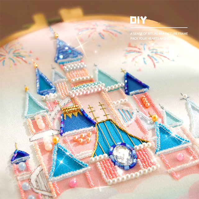Magic Castle Embroidery Kit