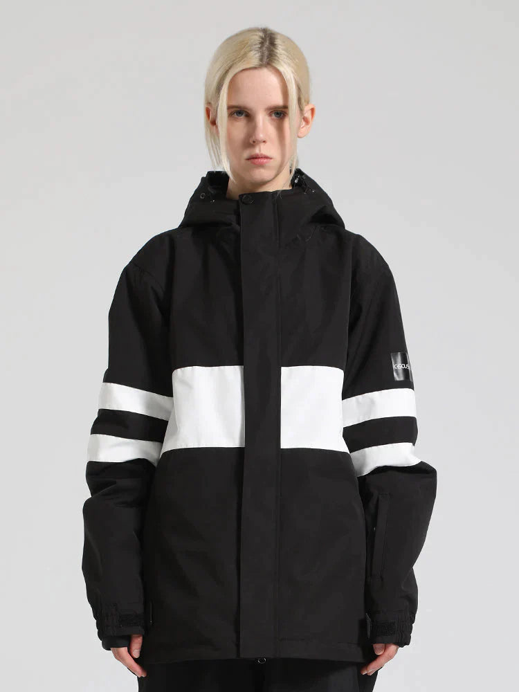 Skiiworld Women's Paneled Loose Waterproof Insulated Ski Jacket