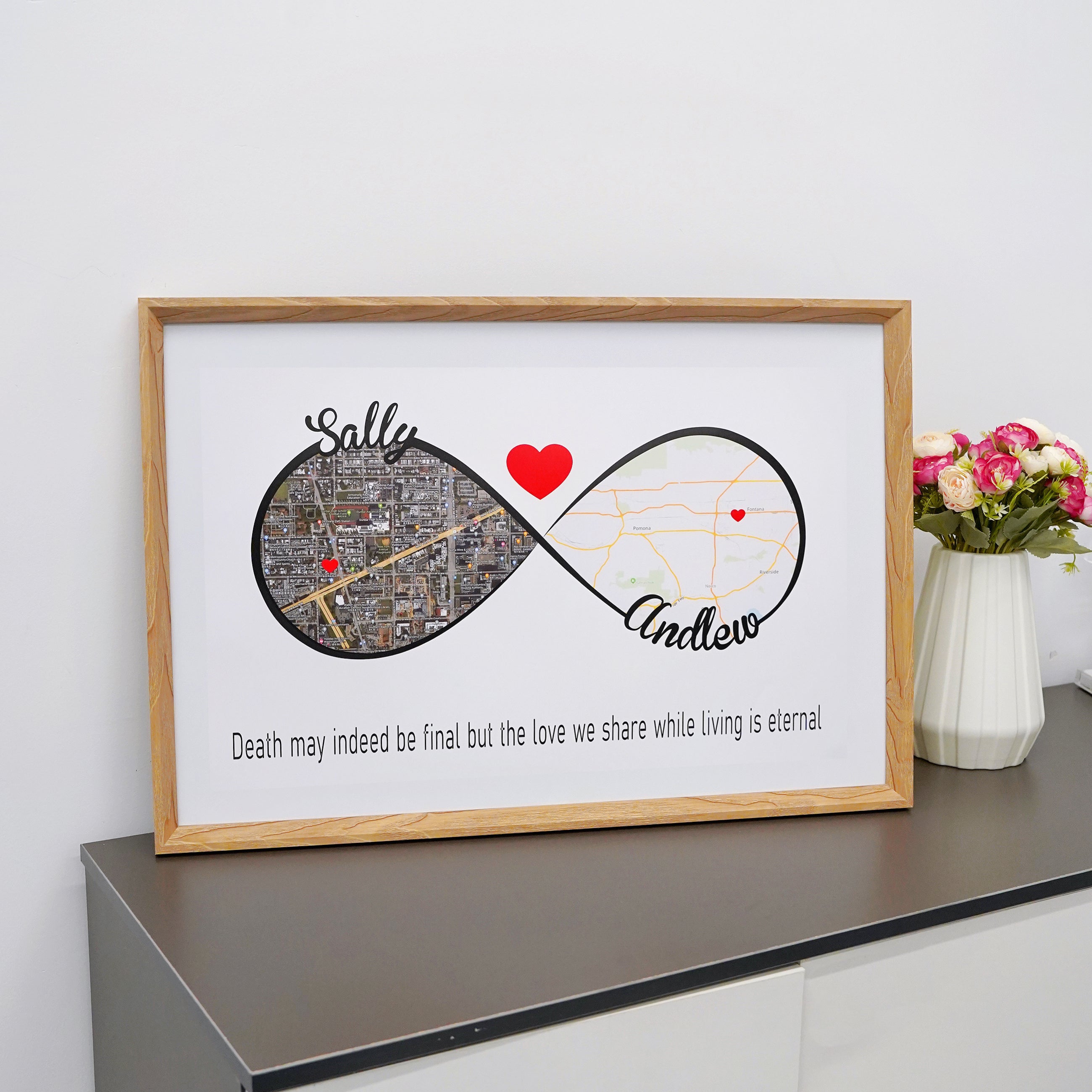 Meaningful Valentines Day T For Lover Custom Infinity Symbol
