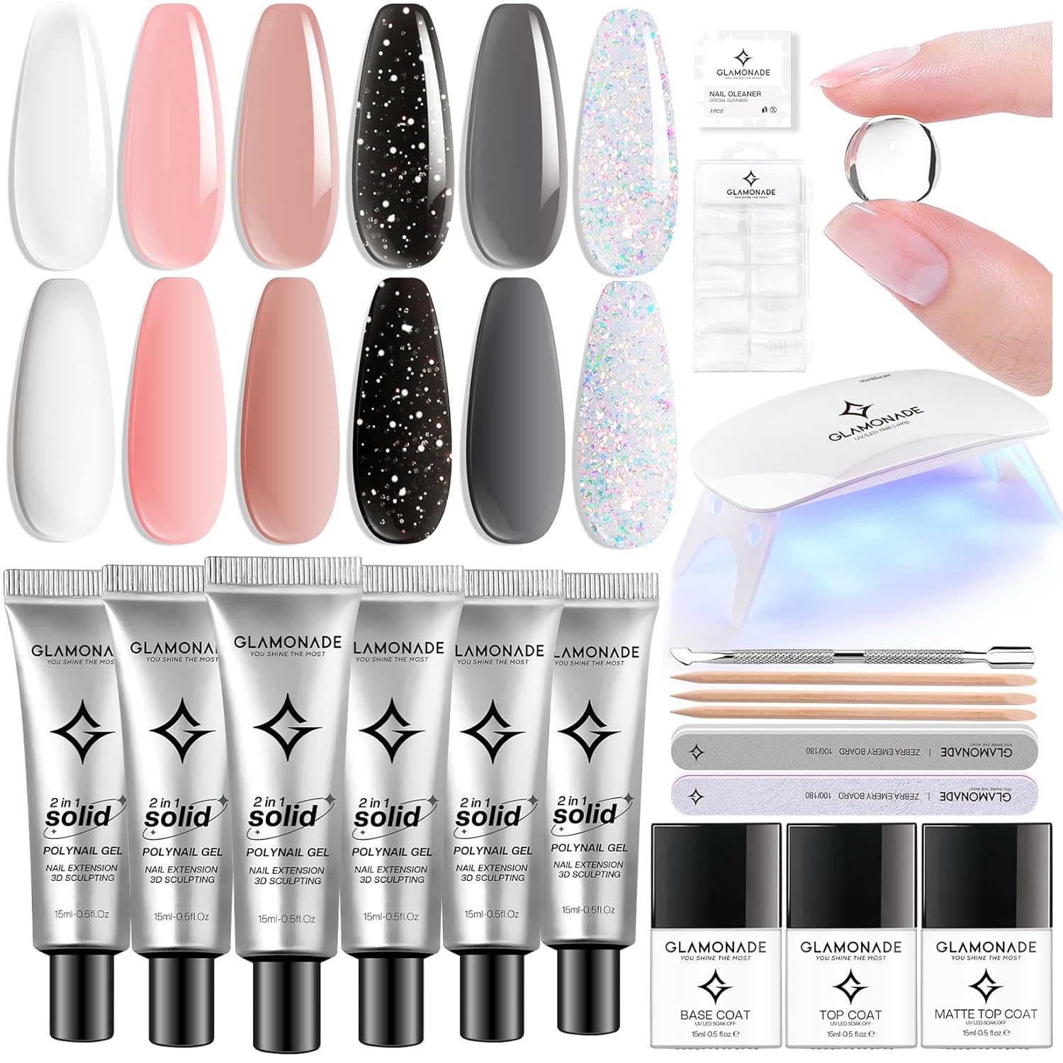 Solid Extension Nail Gel builder Gel Kit Solid Gel Nail Polish | MOROVAN