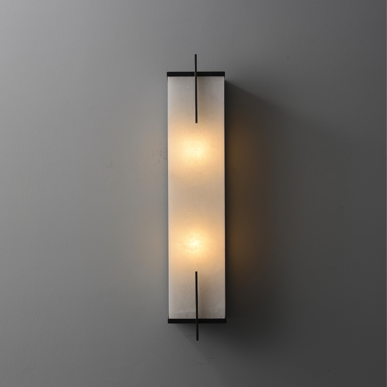 Rectangular Alabaster Wall Sconce Vjlight
