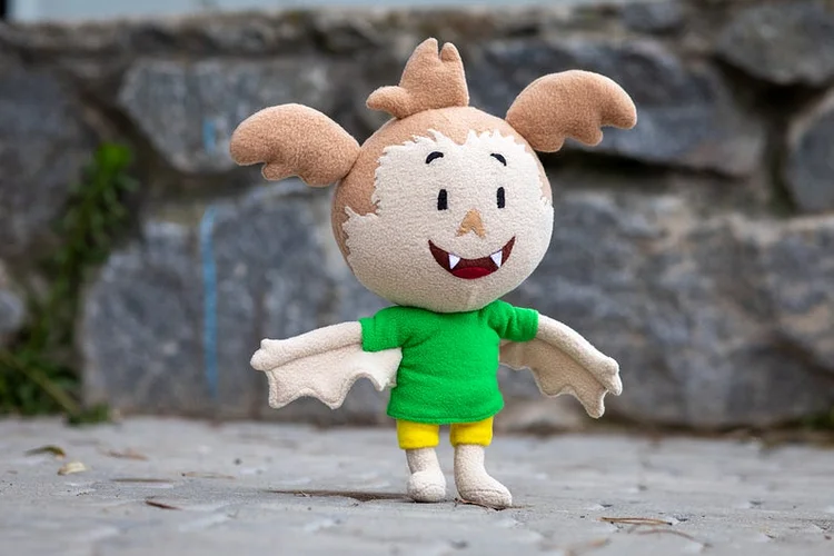 Ari plush inspired by Elinor Wonders Why Ari plush , Ari Vampire Bat ...