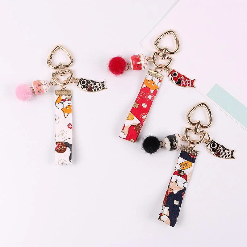 Knot Bow Rich Keychain