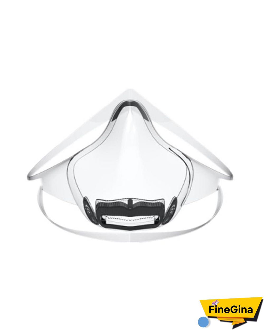FineGina Plain Visible Face Mask