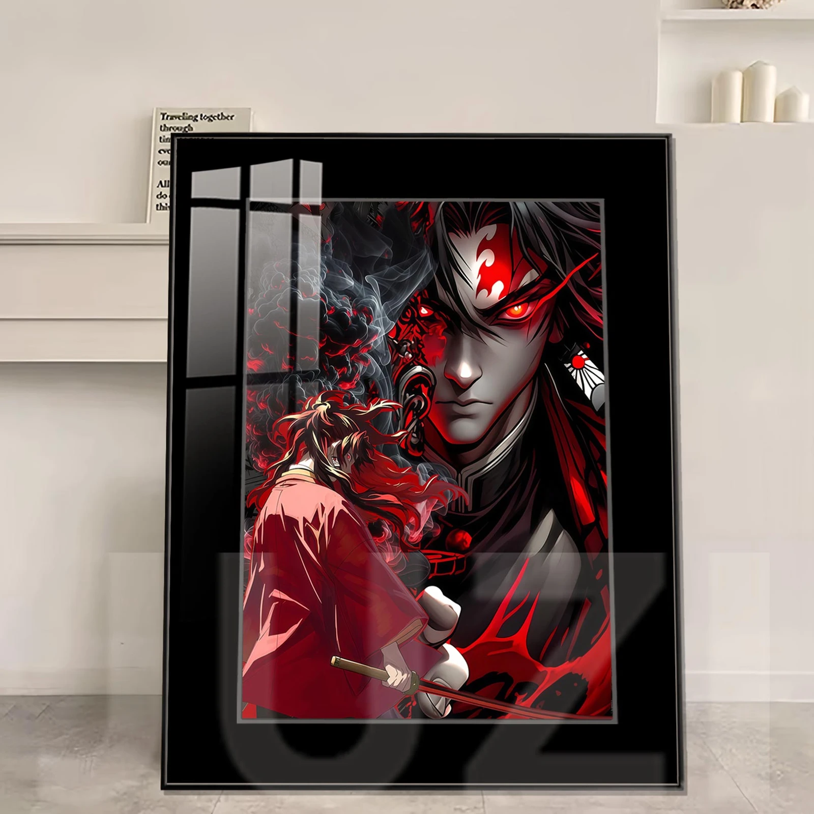 Demon Slayer Mark Yoriichi Tsugikuni Decorative Painting - Demon Slayer ...