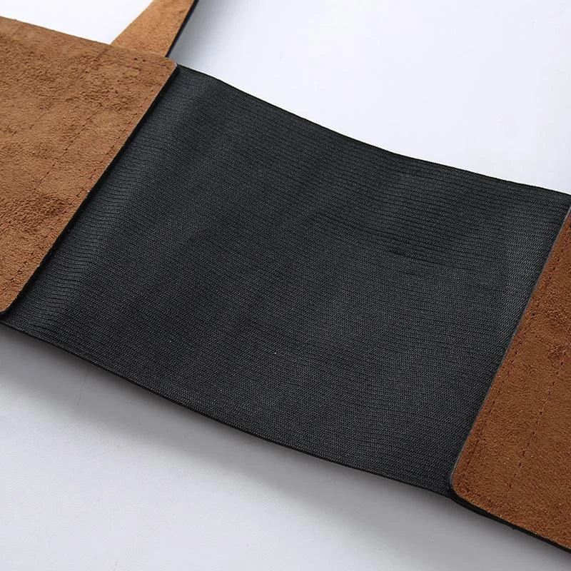 ADJUSTABLE WAIST LEATHER STRAP VEST