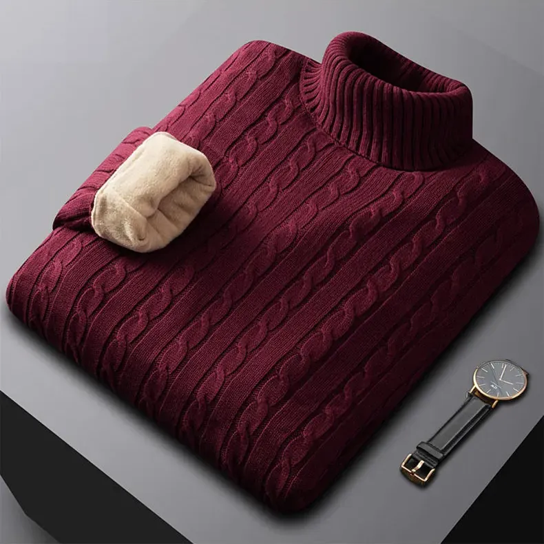 Pure Cotton Turtleneck Sweater