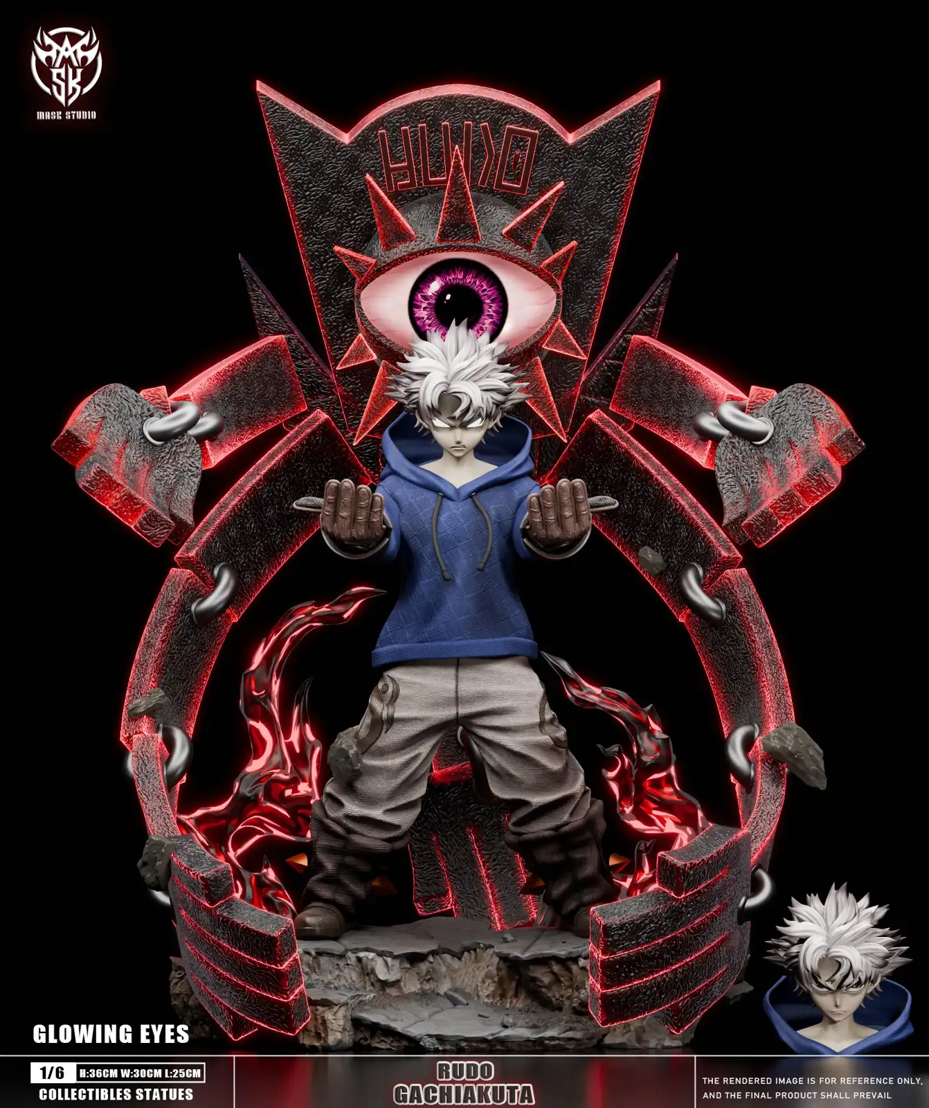 1/6 Scale Rudo Surebrec with LED - Gachiakuta Resin Statue - Mask Studio