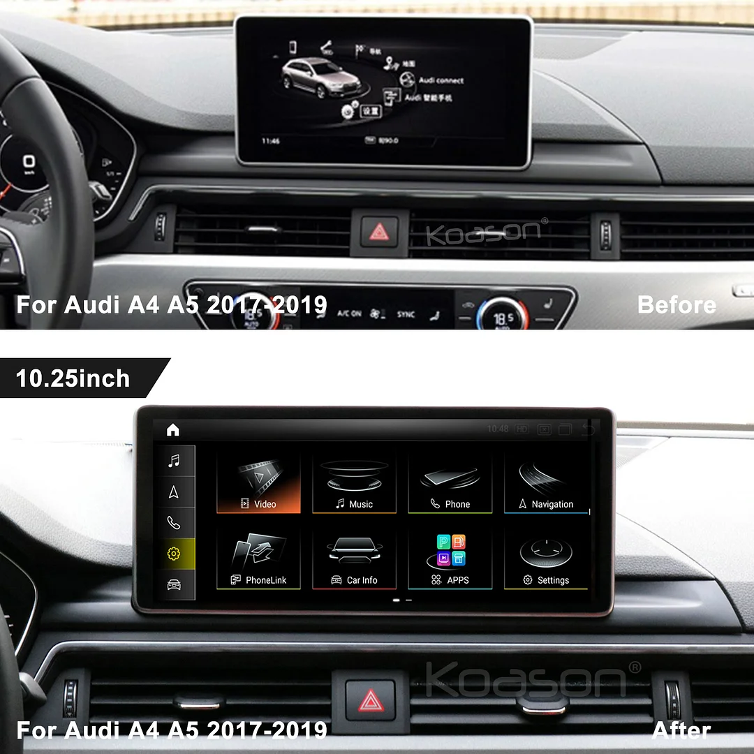Koason Android Screen Display Upgrade Apple CarPlay Android Auto Car ...