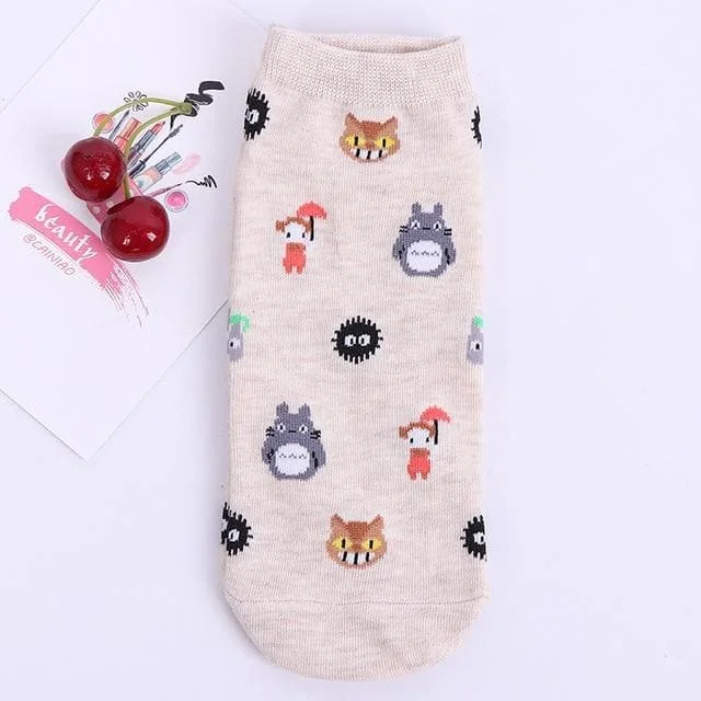 Cotton Cartoon Ghibli Socks SP14940