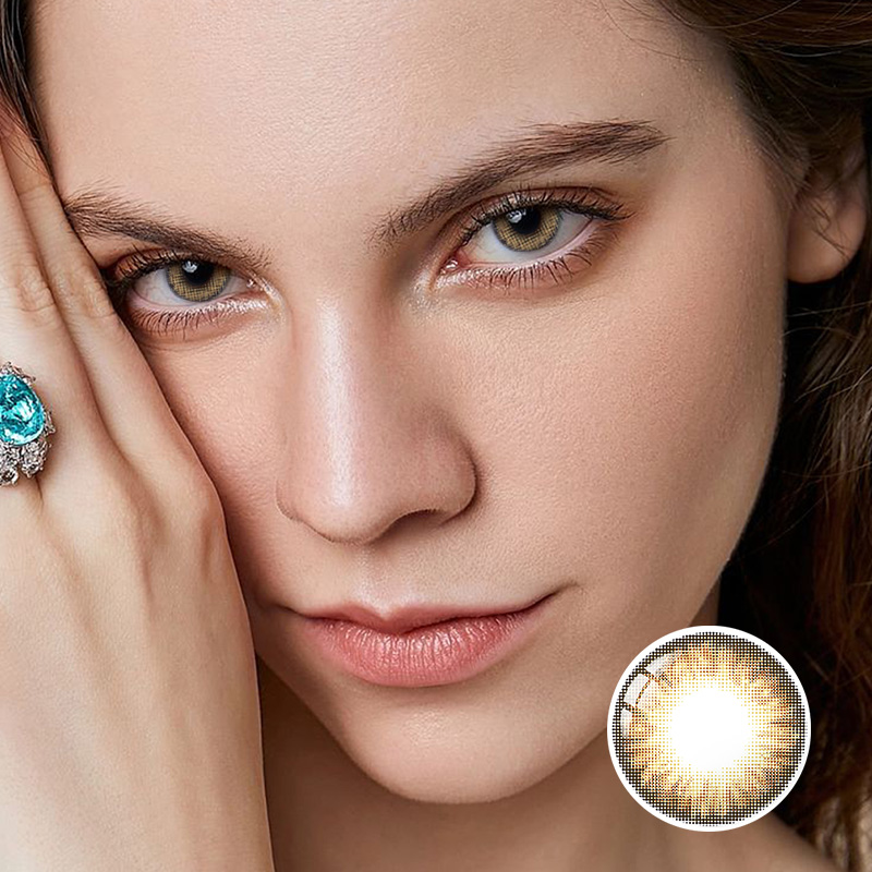 Pro HAZEL BROWN Colored Contact Lenses